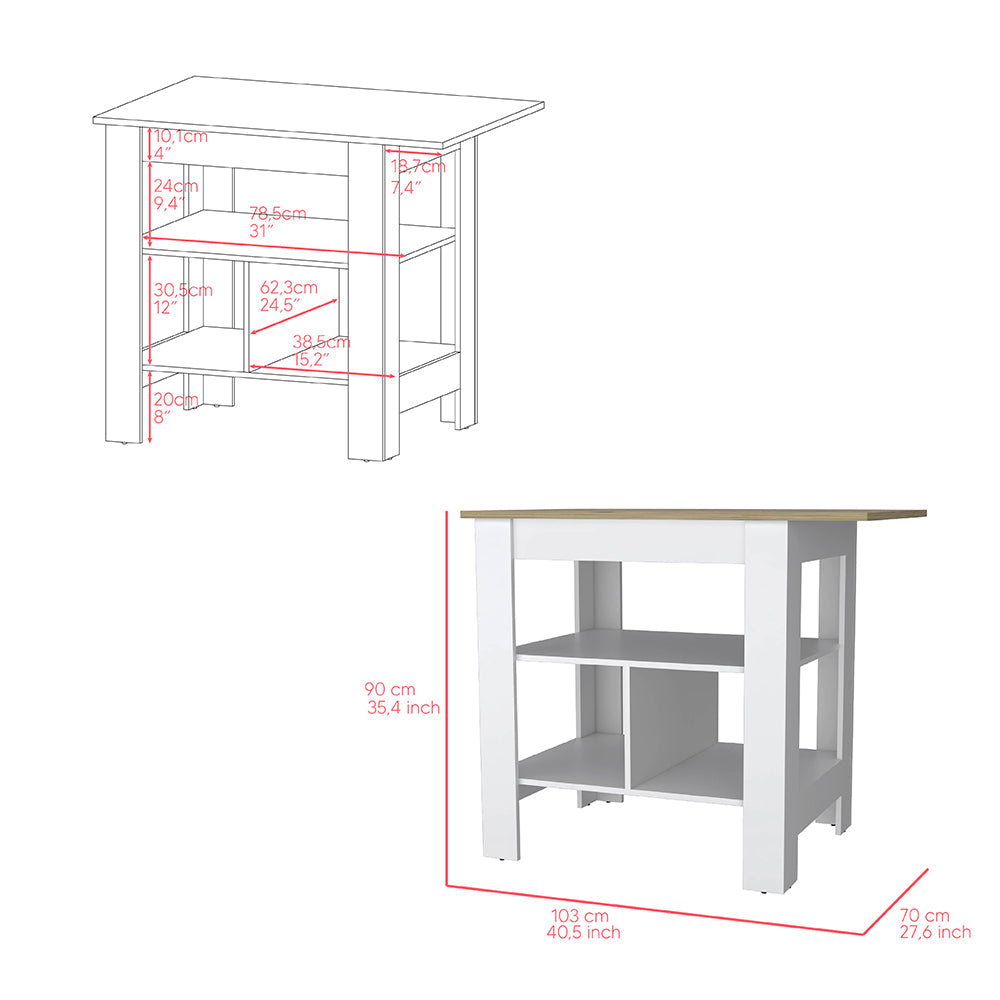 Macondo Kitchen Island – TUHOME US- DISTRIBUTOR